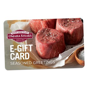 Gift Cards & E-Gift Cards | Omaha Steaks