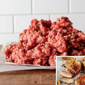 4 lbs. Ground Beef & 4 lbs. Chicken - | Omaha Steaks