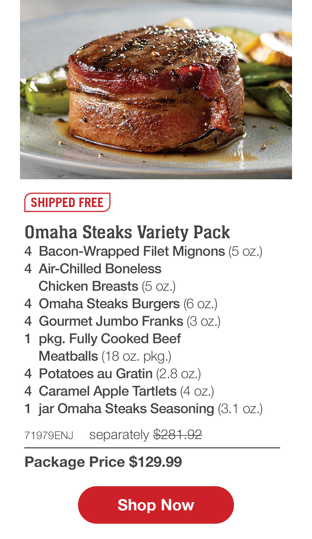 Omaha Steaks: Score 8 FREE Bacon-Wrapped Pork Chops + FREE shipping ...